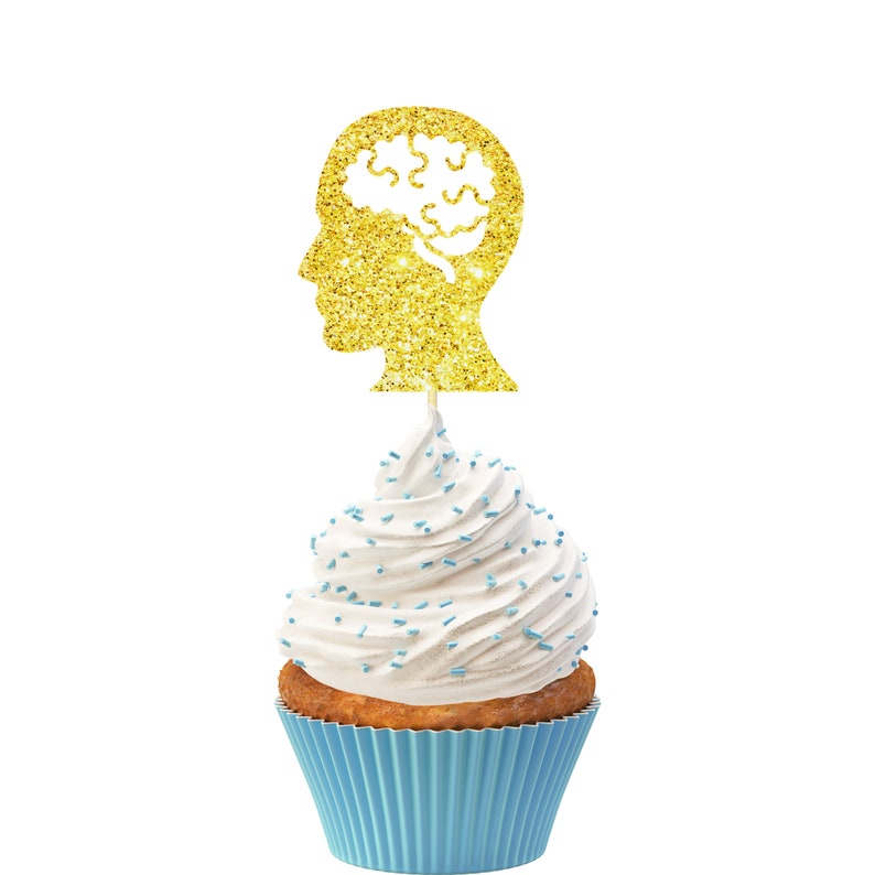 Neurology Cupcake Toppers, Brain Cupcake Toppers, Brain Power ...