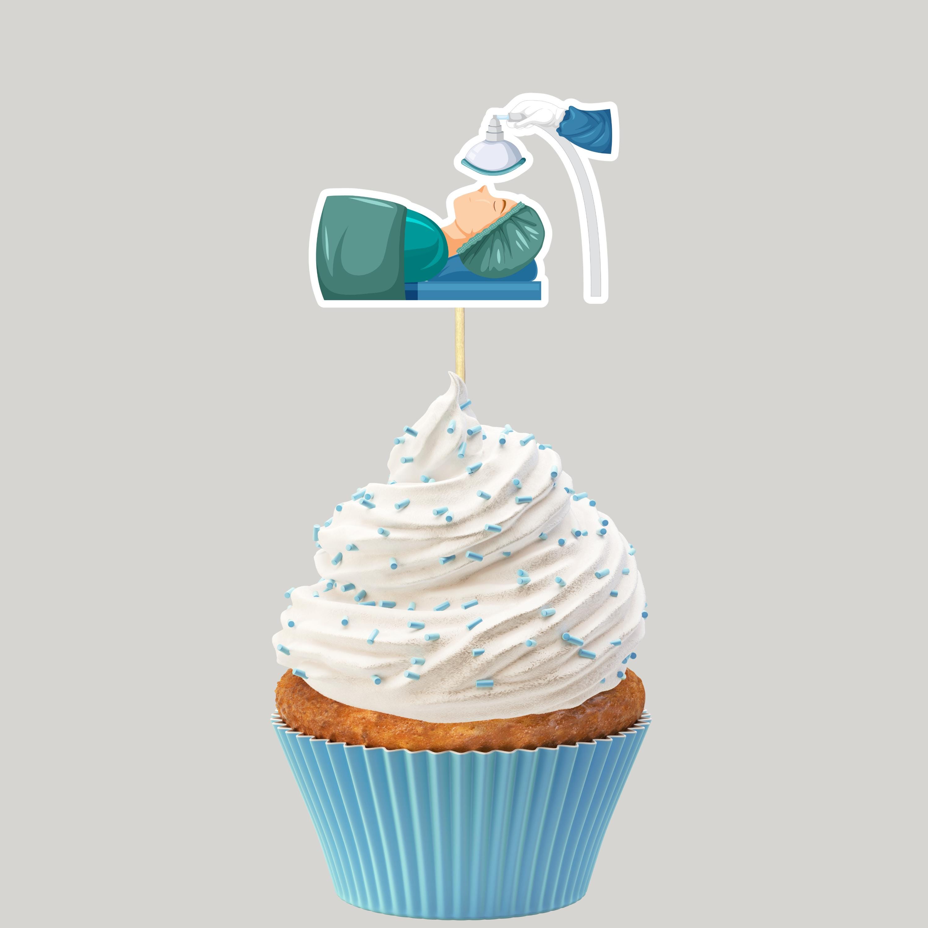 Anesthesia Cupcake Toppers, Anesthesia Graduation Party Decor ...