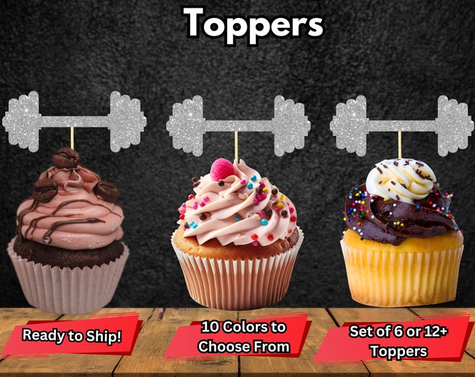 Custom Dumbbell Banner, Fitness Party Decor, Weightlifter Birthday ...