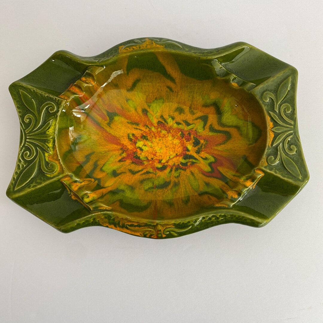Mid Century Modern California Original Pottery Ashtray - Etsy