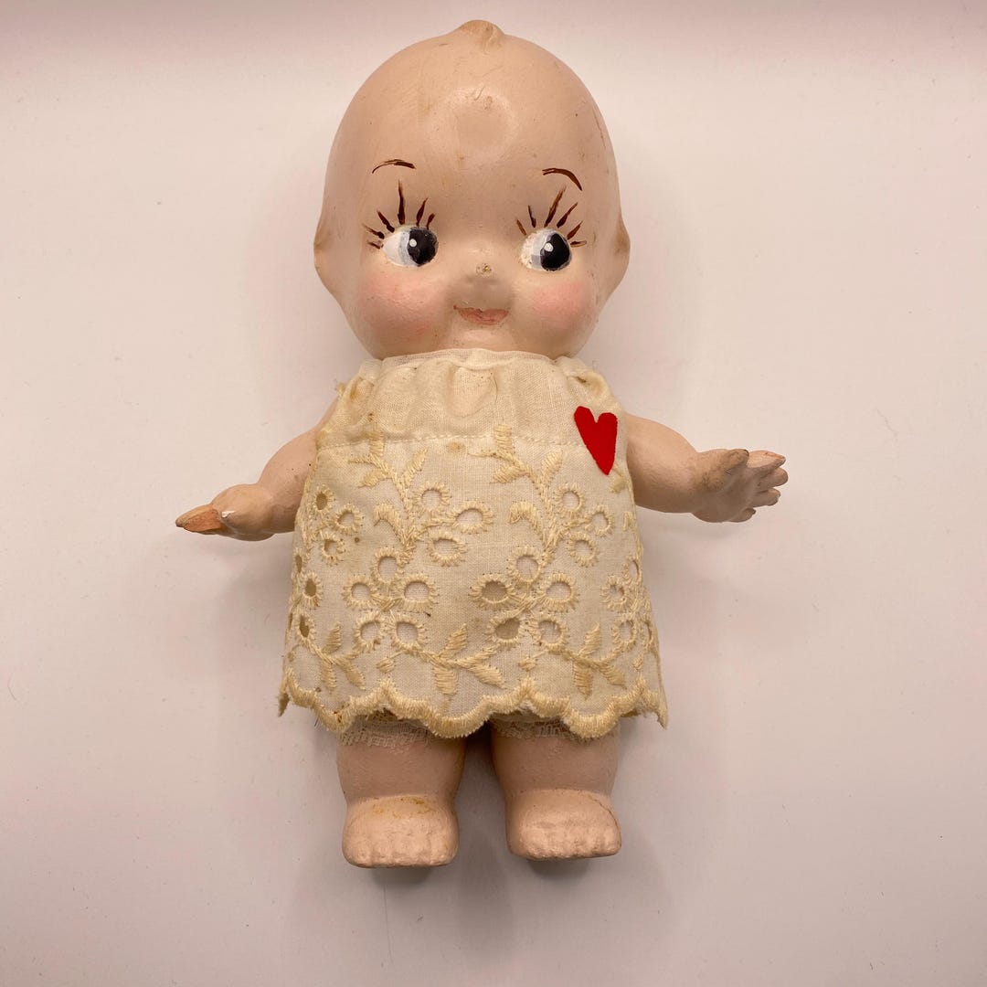 Porcelain Hand Painted Kewpie Doll Figure 7.5" - Etsy