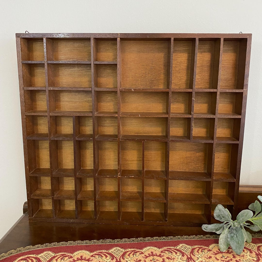 Wood Curio Trinket Wall Shelf Display Knick Knack - Etsy