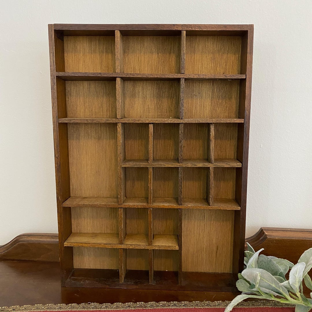 Wood Curio Trinket Wall Shelf Display Knick Knack - Etsy