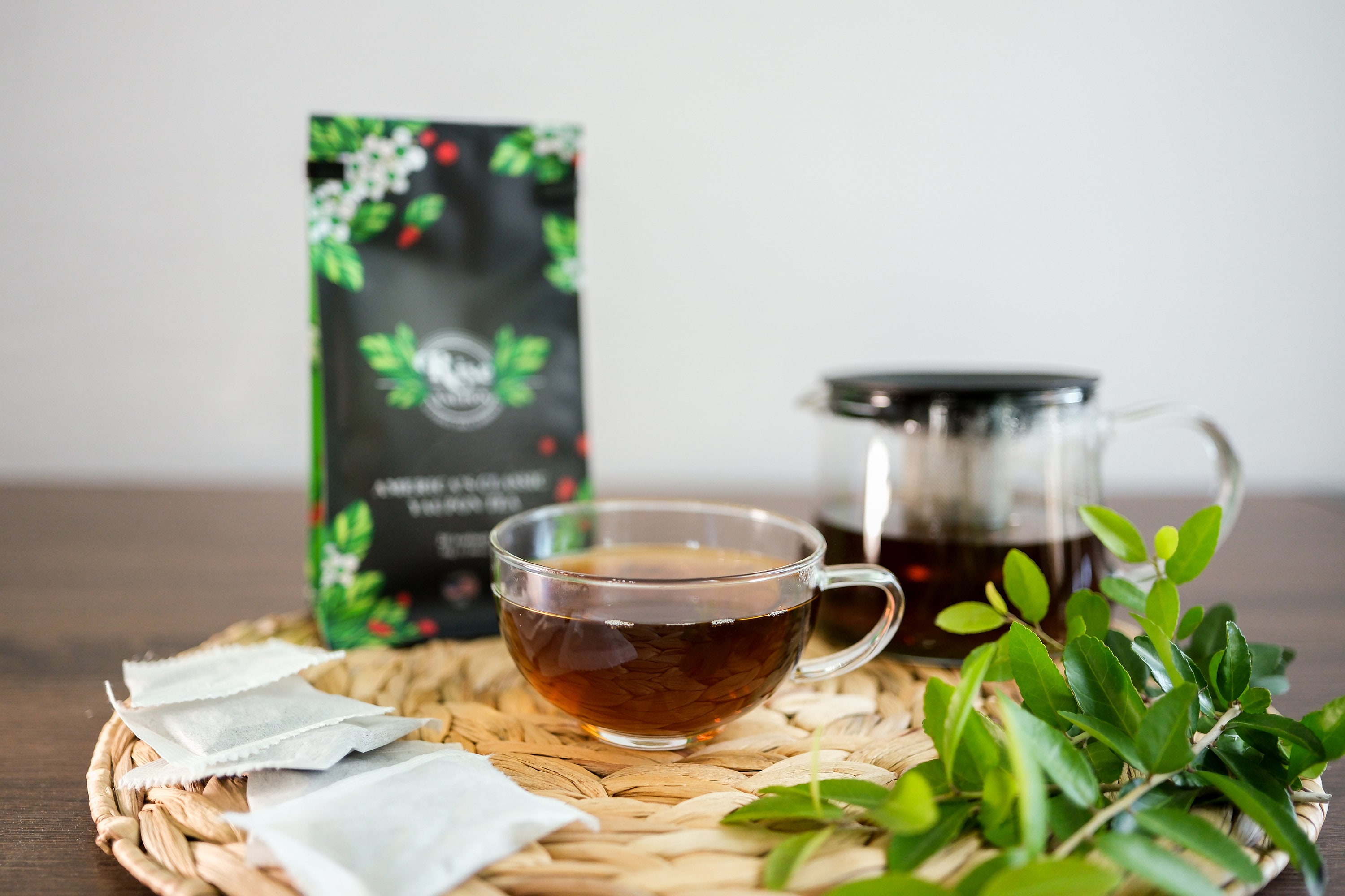 Rise Yaupon America's Classic Yaupon Holly Tea: 20 Tea Bags, Made With ...