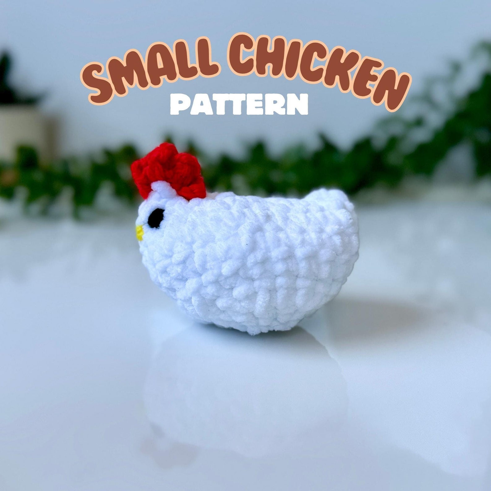 No Sew Crochet Chicken Pattern, Amigurumi Pattern, Small Chicken ...