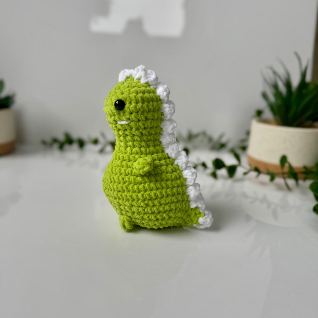 Amigurumi T-rex Dinosaur Crochet Pattern, Easy Crochet Dino Plushie, No ...