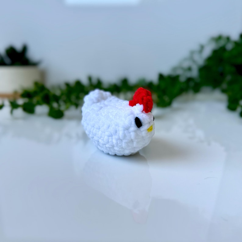 No Sew Crochet Chicken Pattern, Amigurumi Pattern, Small Chicken ...