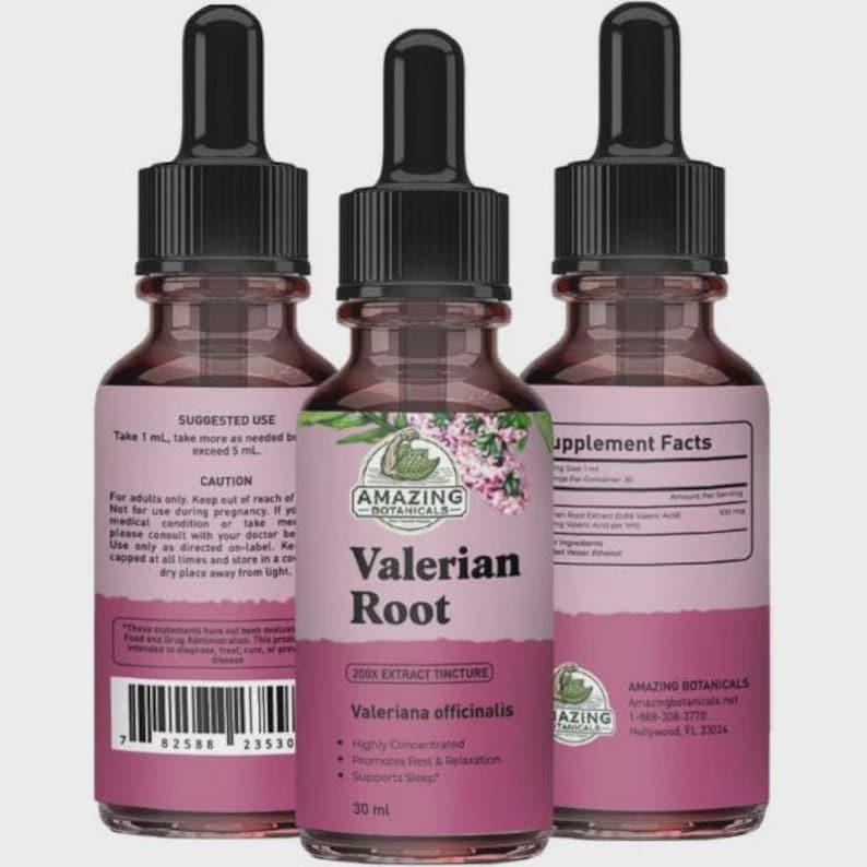 Valerian Root Drops for Sleep - Organic Valerian Root Tincture Extract ...