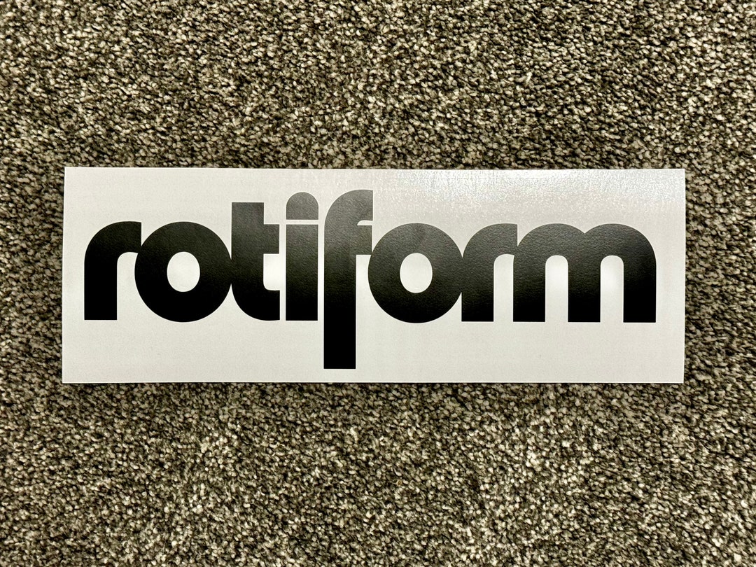 Rotiform -- Kiss Cut Vinyl Sticker - Etsy