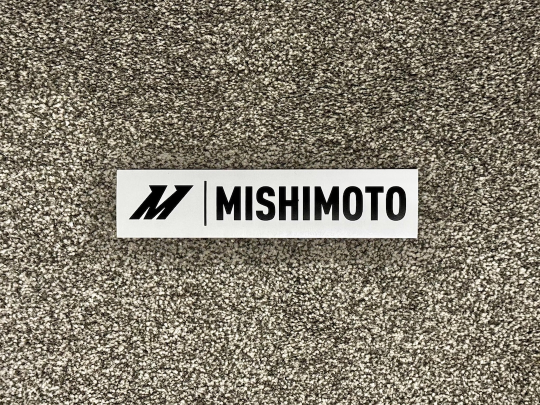 M - Mishimoto -- Kiss Cut Vinyl Sticker - Etsy