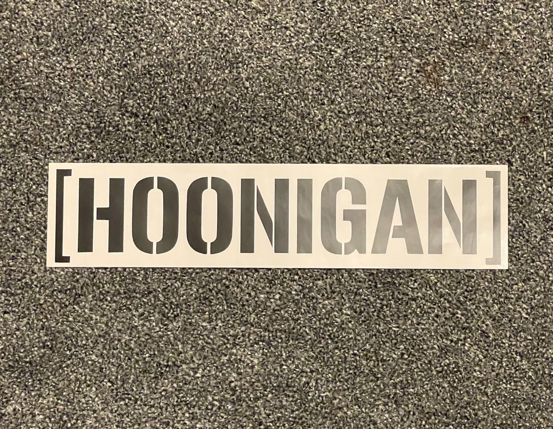 Hoonigan Sticker - Etsy