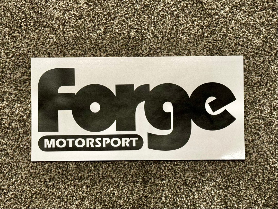 Forge Motorsport -- Kiss Cut Vinyl Sticker - Etsy