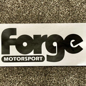 Forge Motorsport -- Kiss Cut Vinyl Sticker - Etsy