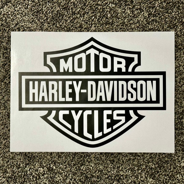 Harley Davidson Stickers - Etsy
