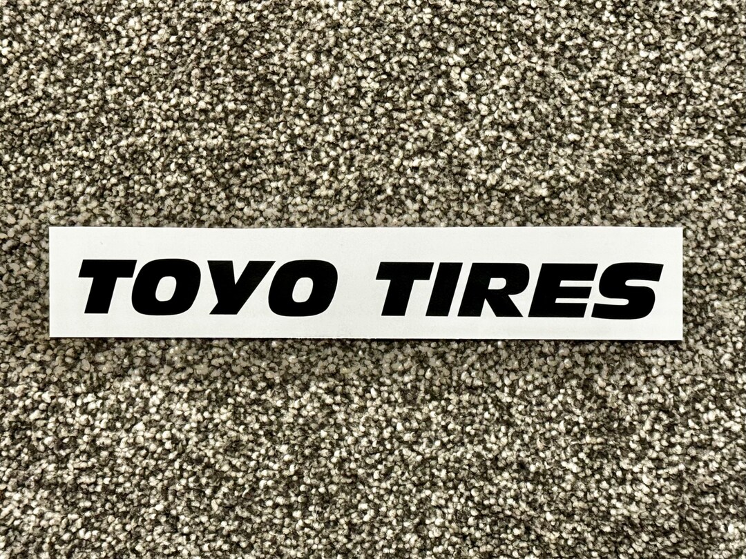 Toyo Tires -- Kiss Cut Vinyl Sticker - Etsy