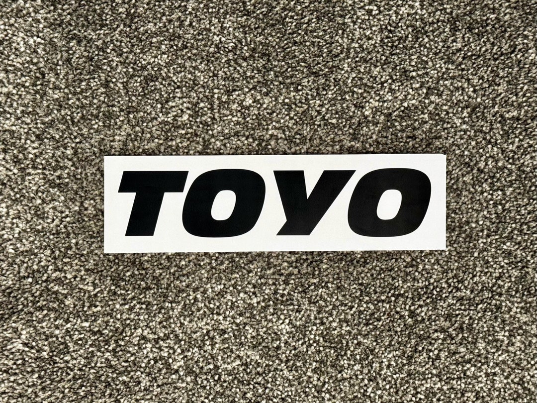 Toyo -- Kiss Cut Vinyl Sticker - Etsy