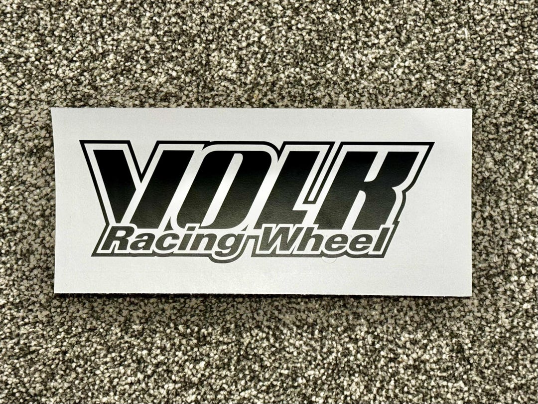Volk Racing Wheel -- Kiss Cut Vinyl Sticker - Etsy
