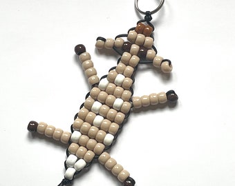 Beaded Beaver Keychain | Choose a Color - Etsy