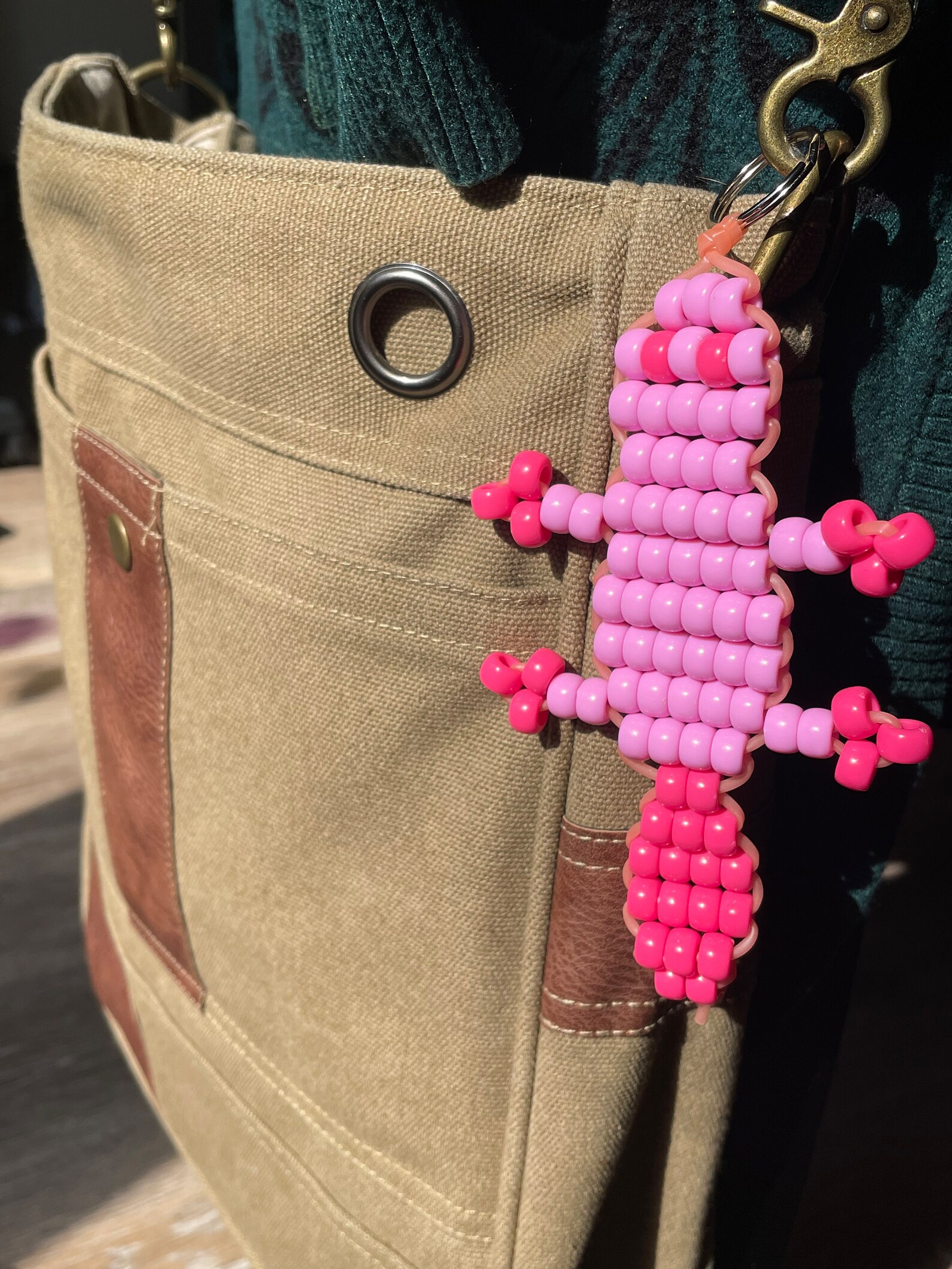 Beaded Beaver Keychain | Choose a Color - Etsy