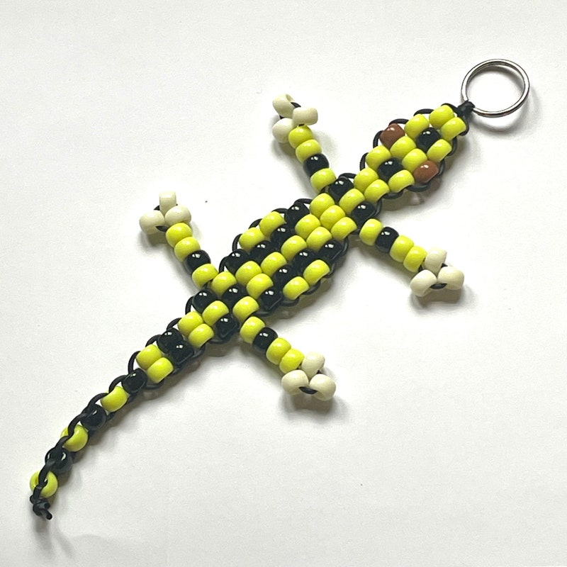 Beaded Animal Keychain - Etsy