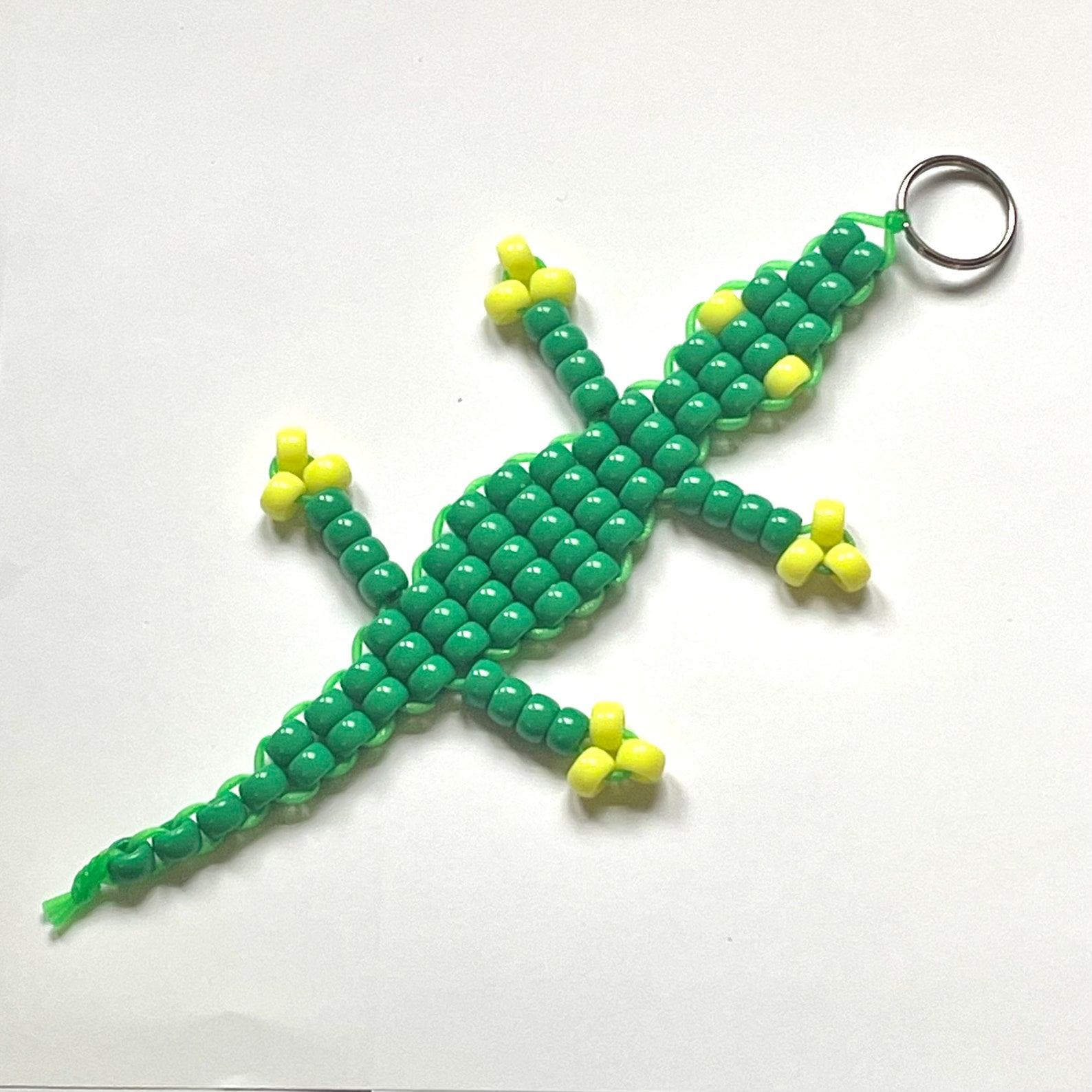Beaded Lizard Keychain | Choose a Style - Etsy