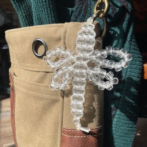 Beaded Dragonfly Keychain | Choose a Color - Etsy