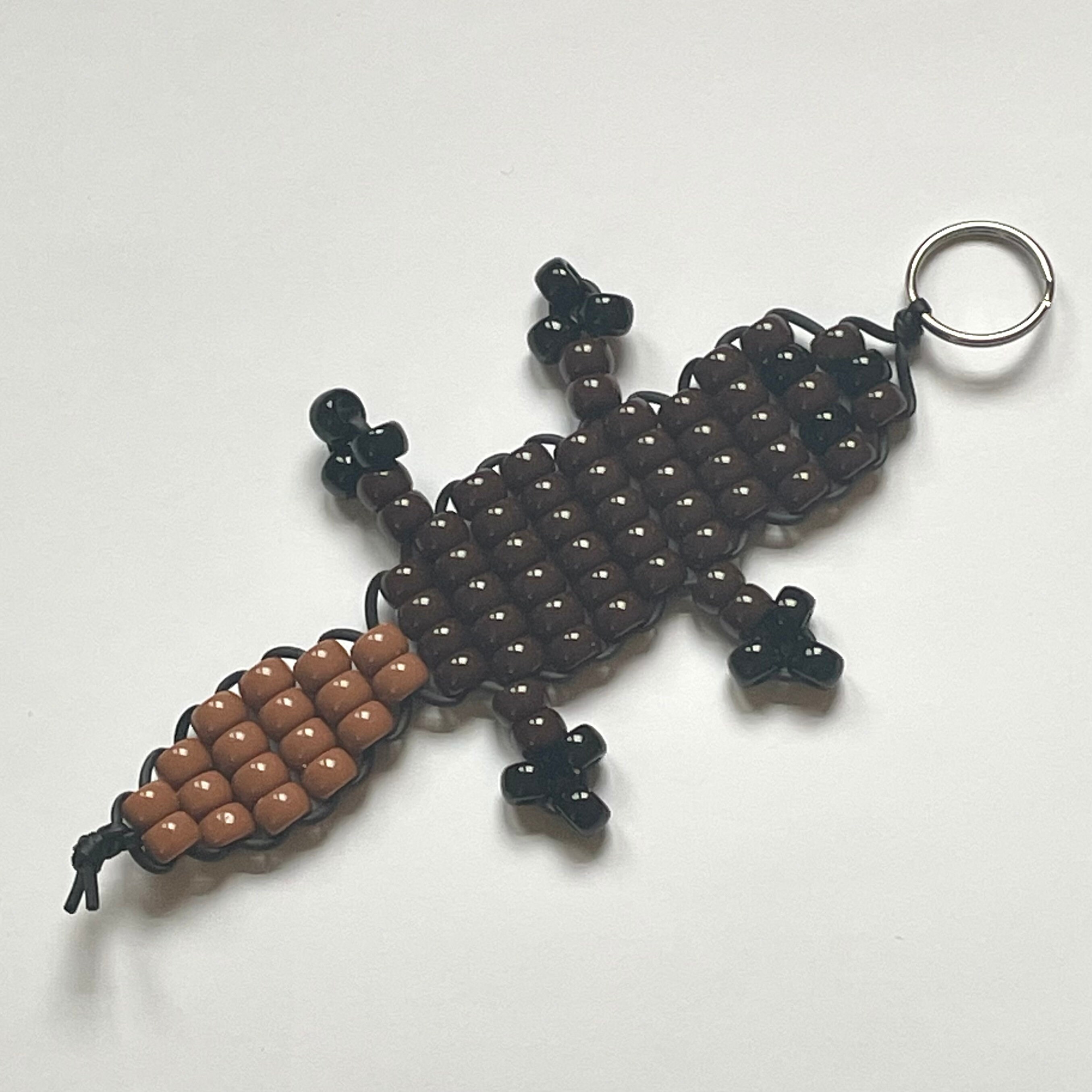 Beaded Beaver Keychain | Choose a Color - Etsy