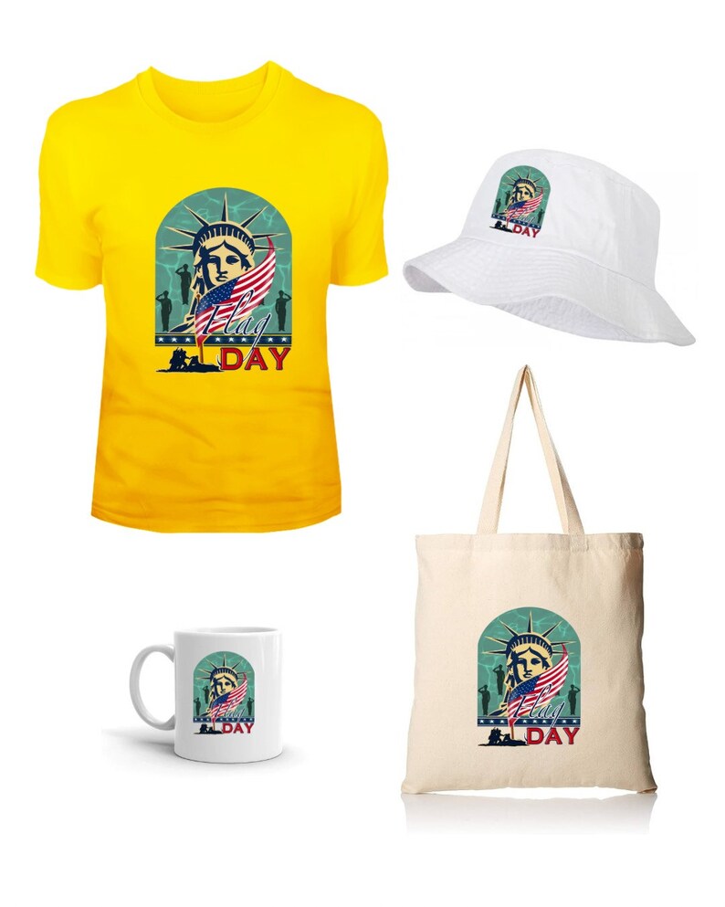 Happy Flag Day PNG Digital Print Flag Day for June 14 Flag Day With ...