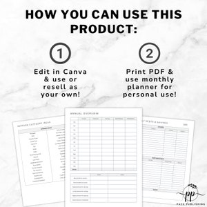 2025-2026 Digital Printable Budget Financial Monthly Planner Tracker ...