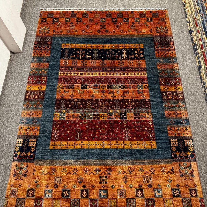 Persian Blue Rug - Etsy