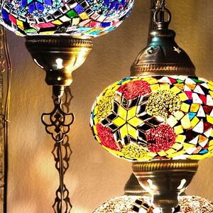 Turkish Pendant Lamp, Turkish Ceiling Lighting, Turkish Pendant Lamp, 5 ...