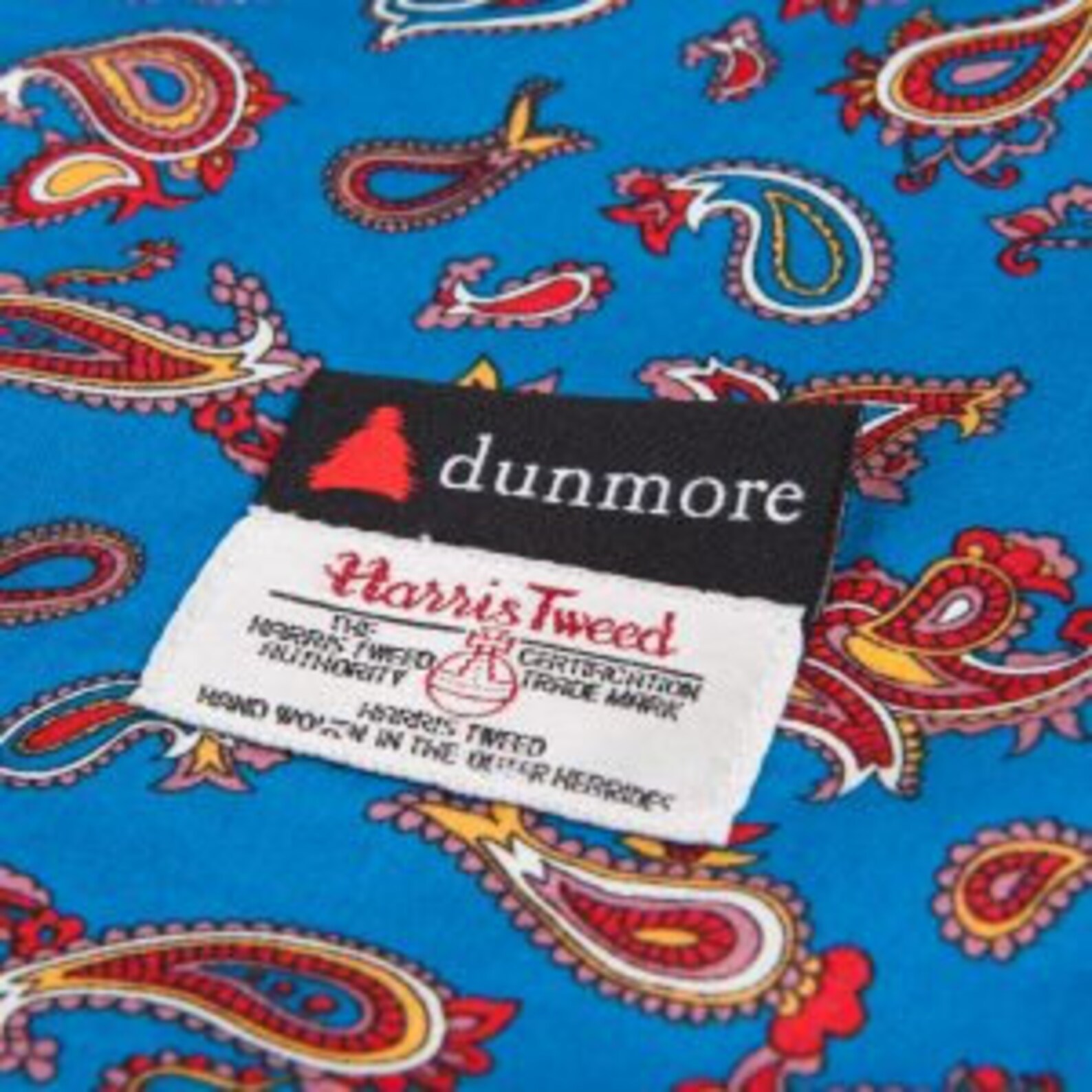 Scarf Harris Tweed Brown, Paisley Lining, Long Tweed Scarf, Long Harris ...