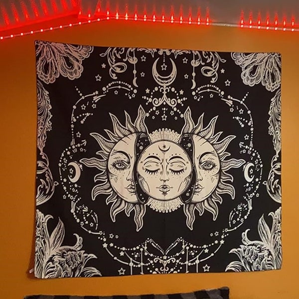 Sun and Moon Tapestry - Etsy
