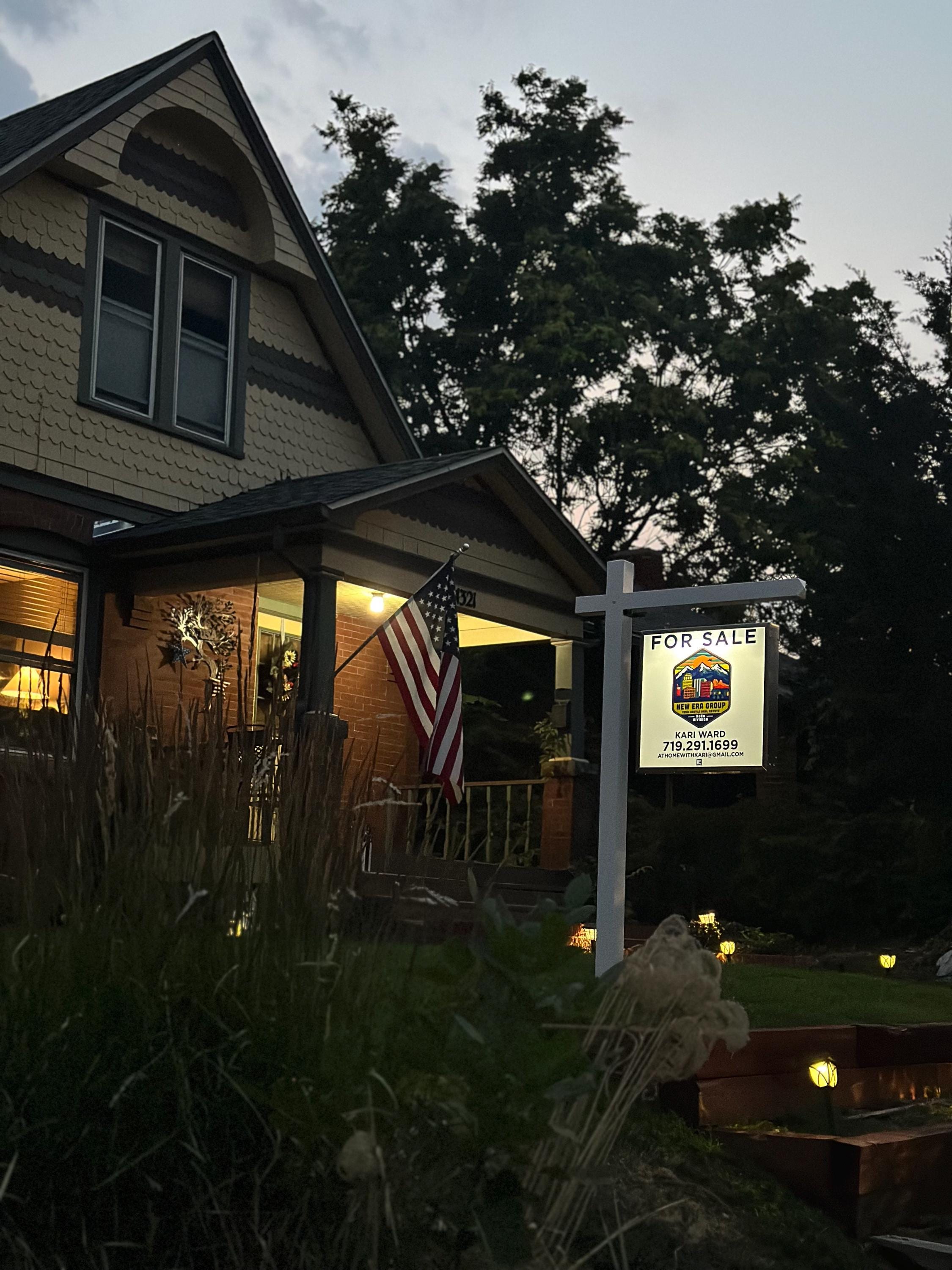 24x24 Nite Lite Solar Real Estate Sign | NITE LITE ~ ORIGINAL (24x24 ...