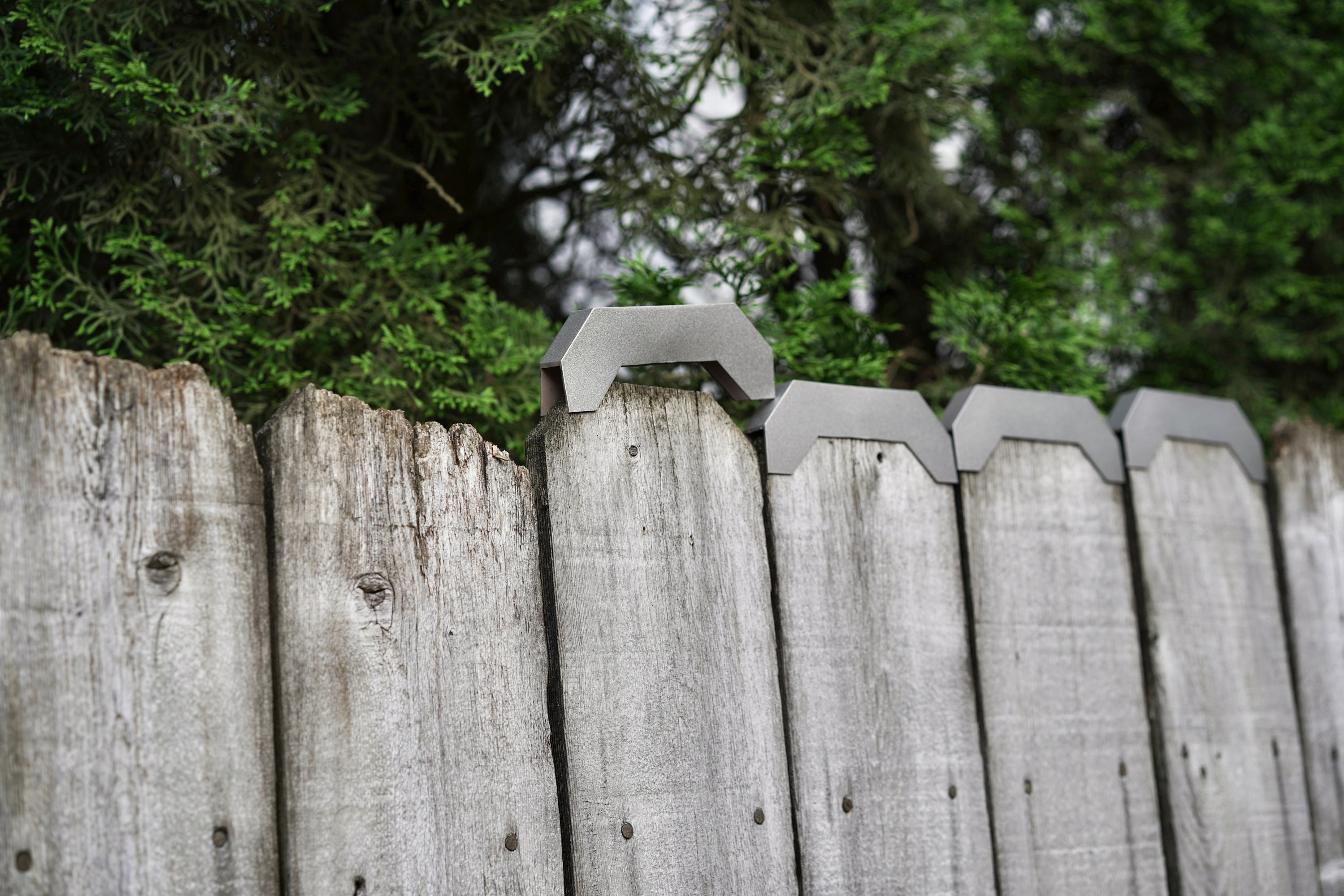 Fency Caps Vinyl Picket Fence Caps Dog Eared Style Wooden Fence Top ...