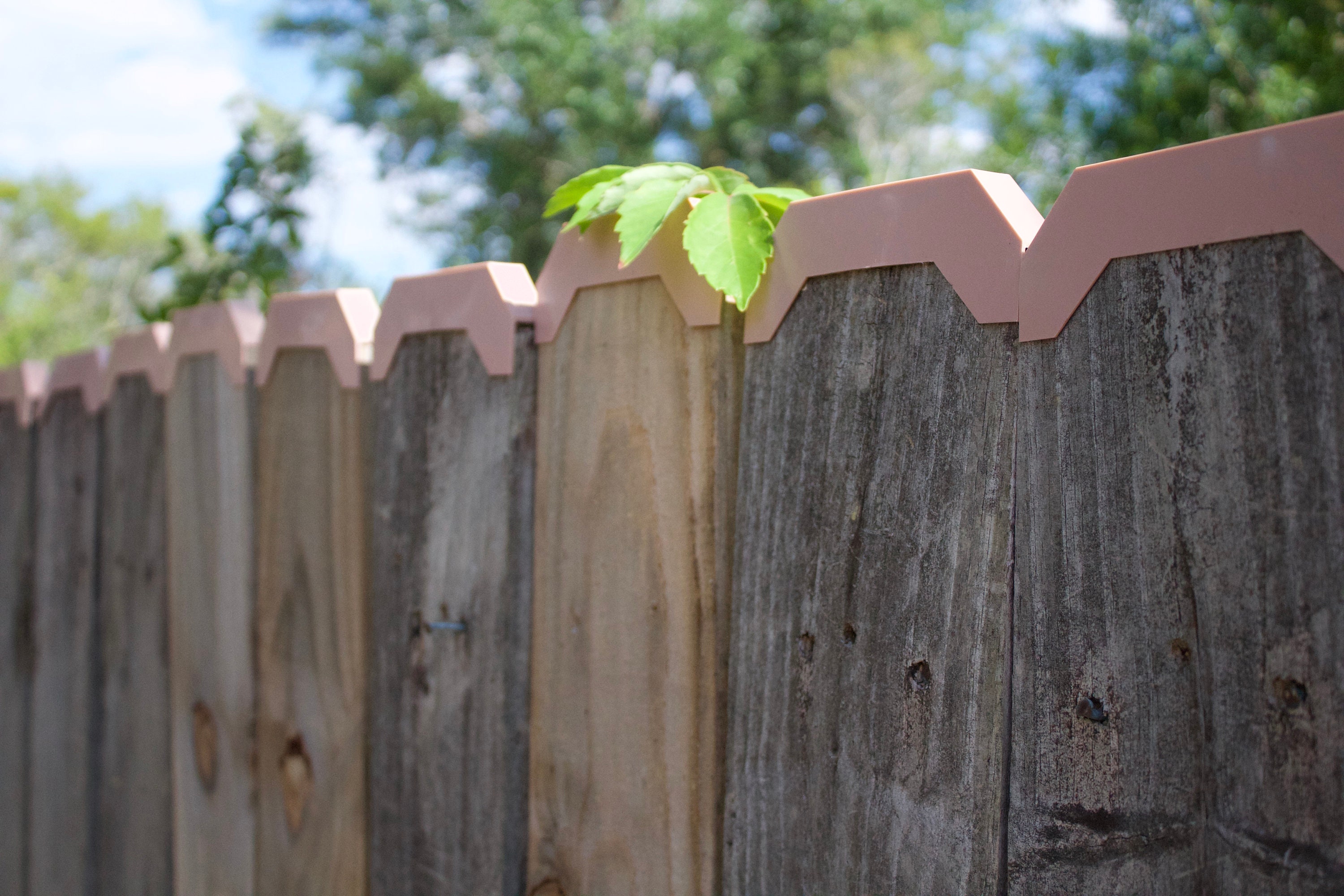 Fency Caps Vinyl Picket Fence Caps Dog Eared Style Wooden Fence Top ...