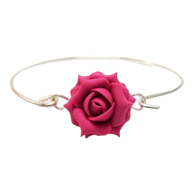 Red Rose Bracelet - Etsy