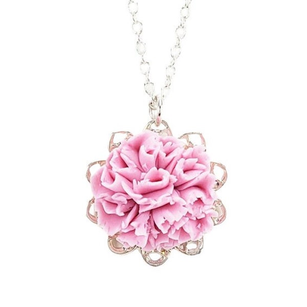 Carnation Necklace - Etsy