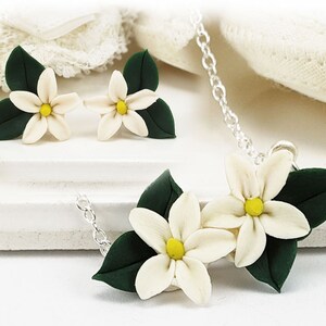 Jasmine Flower Leaf Hair Clip Pin Jasmine Leaf Hair Flower - Etsy