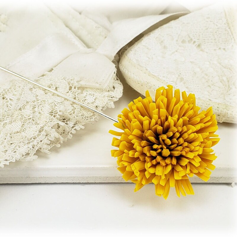 Dandelion Brooch - Etsy