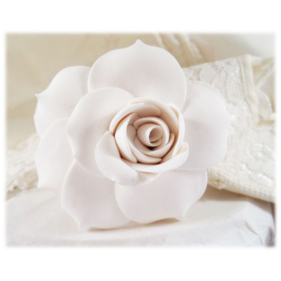 Gardenia Hair Pin Clip: Bridal Hair Accessory - Etsy