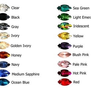 Custom Color Rhinestone Barrette: Minimalist Jeweled Hair Accessory - Etsy