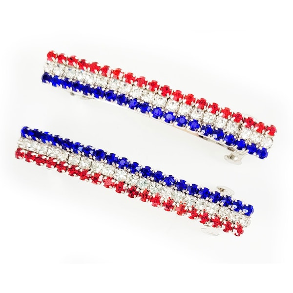 Red and Blue Rhinestones - Etsy