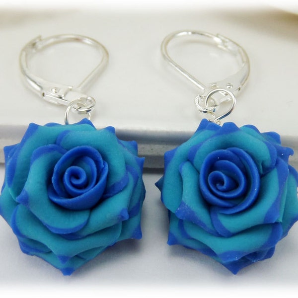 Blue Green Earrings - Etsy