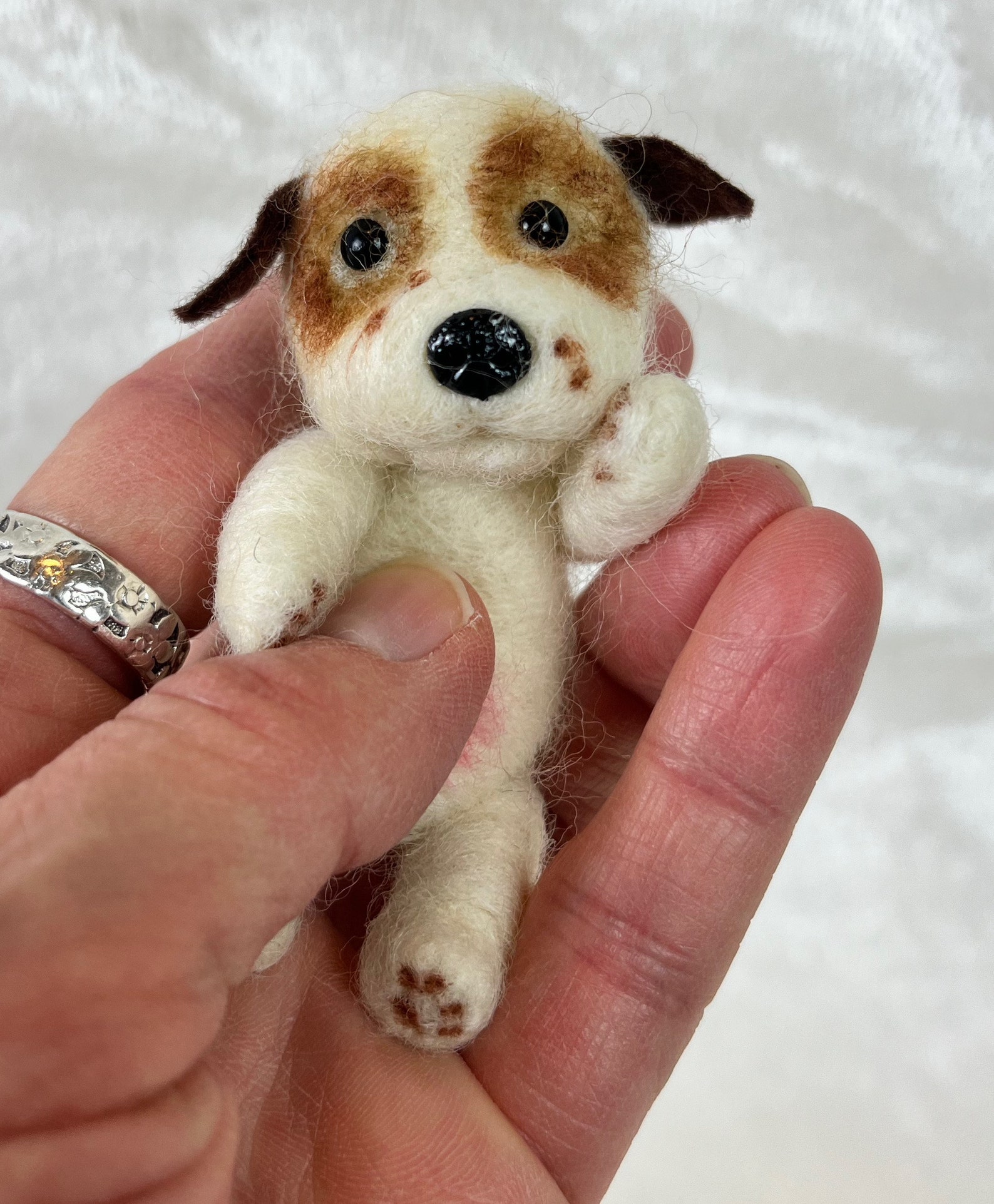 Itty Pittie, Mini Plush Pitbull, Mini Pitbull, Pitbull Doll, Mini Dog ...