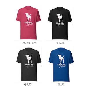 Tripod Squad Shirt, Tripaw Dogs, Tripod Dogs, Tri-paw Dogs, Tri-paw ...