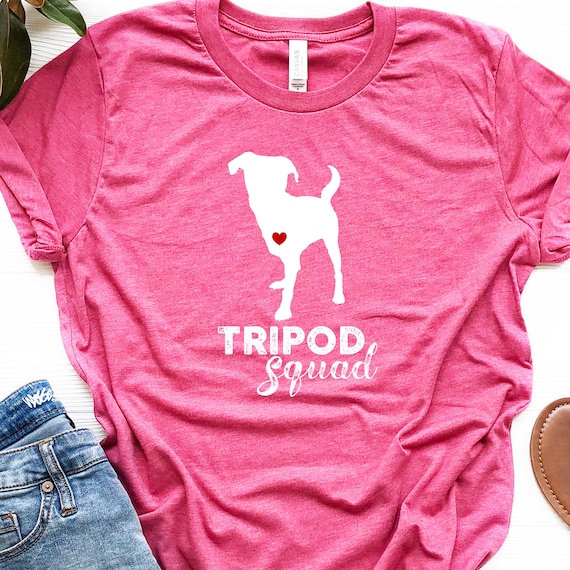 Tripod Squad Shirt Tripaw Dogs Tripod Dogs Tri-paw Dogs | Etsy UK