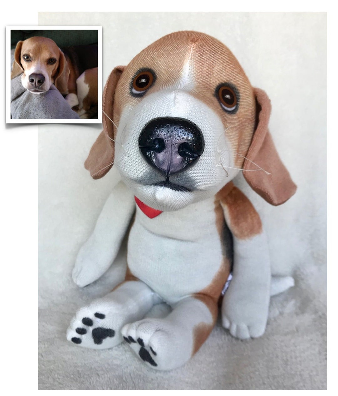 CUSTOM Beagle Replica, Beagle Stuffed Animal, Beagle Gift, Plush Beagle ...