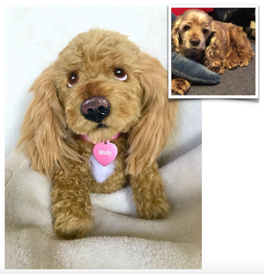 CUSTOM Cocker Spaniel Plush, Cocker Spaniel Replica, Cocker Spaniel ...