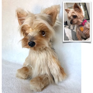 CUSTOM Yorkie Plush, Yorkie Replica, Yorkie Stuffed, Yorkie Plushie ...